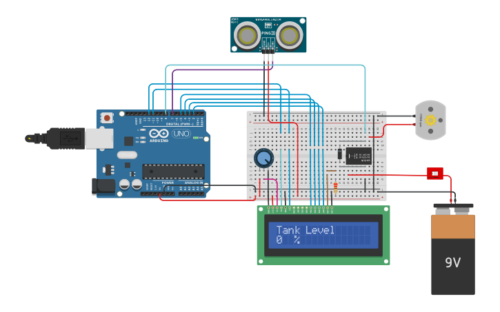 Automatic Water Level Indicator and Controller using Arduino | Arduino ...